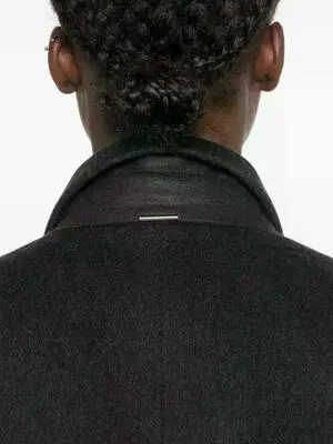 SYSTEM Double-breasted Peak-lapel Coat