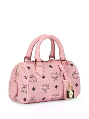 Mcm Mini Ella Boston Monogram Tote Bag