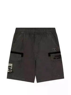 AAPE BY *A BATHING APE Moonface Cargo Shorts - Grey