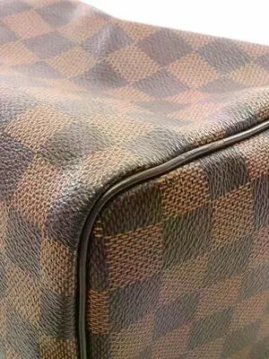 LOUIS VUITTON Damier Ebene Speedy 30 Boston Bag - Brown