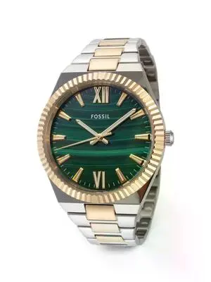Fossil Scarlette 38mm Fluted Bezel Watch - Green