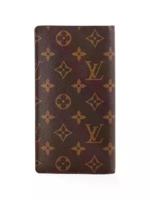 LOUIS VUITTON Brazza Wallet Monogram Canvas Small Wallets