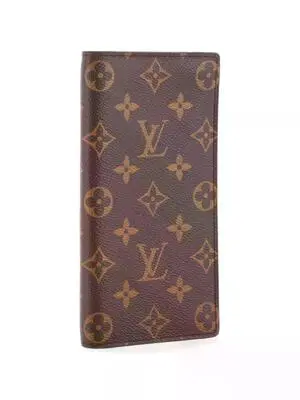 LOUIS VUITTON Brazza Wallet Monogram Canvas Small Wallets