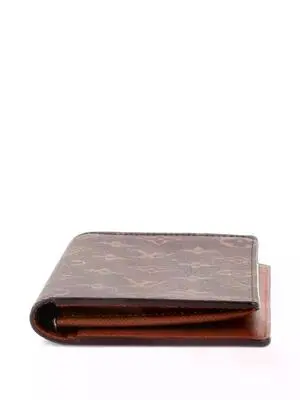 LOUIS VUITTON Brazza Wallet Monogram Canvas Small Wallets