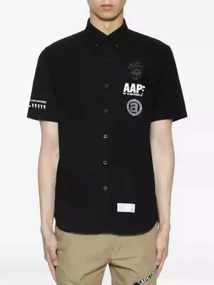 AAPE BY *A BATHING APE Button-down Shirt - Black