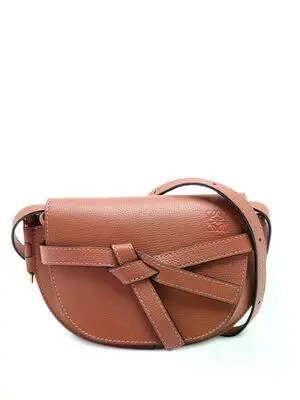 Loewe Mini Gate Crossbody Bag - Brown