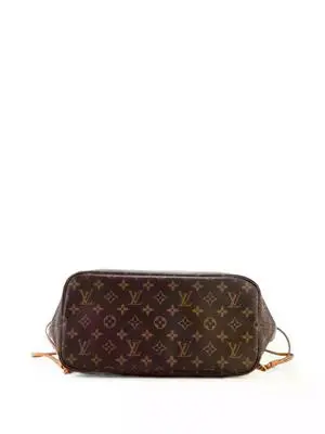 LOUIS VUITTON Monogram Canvas Mm Tote Bag - Brown