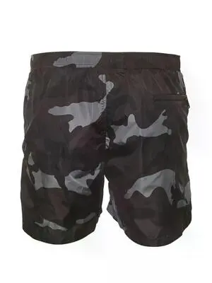 Valentino Garavani Camouflage Print Swim Shorts