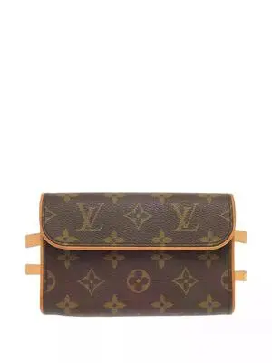 LOUIS VUITTON 2001 Monogram Pochette Florentine Belt Bag