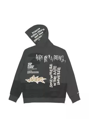 AAPE BY *A BATHING APE Graffiti-print Hoodie
