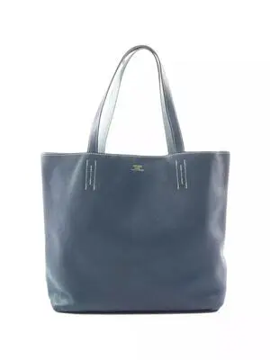 Hermès 2012 Clemence Double Sens 45 Tote Bag - Blue