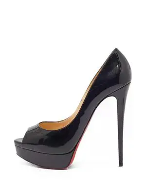CHRISTIAN LOUBOUTIN Lady Peep Platform Pumps - Black