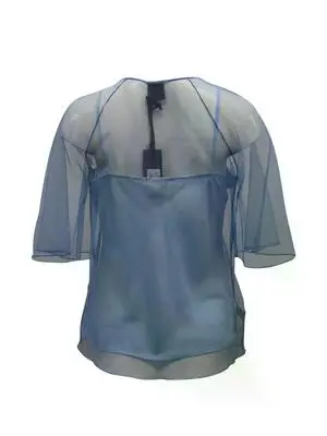 Pinko Sheer Floral Embellished Blouse