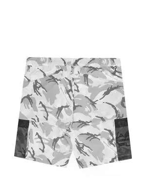 AAPE BY *A BATHING APE Camouflage Print Mesh Panel Shorts