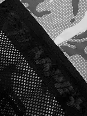 AAPE BY *A BATHING APE Camouflage Print Mesh Panel Shorts