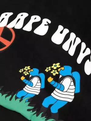 AAPE BY *A BATHING APE Moonface Graphic-print T-shirt