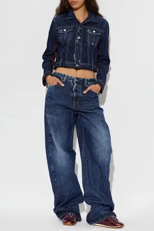 Dsquared2 Dc-642" Leather Low Top Sneakers