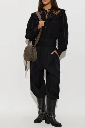 Chloé Dakota’ Leather Cowboy Boots