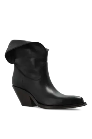 Chloé Azelan’ Leather Cowboy Boots