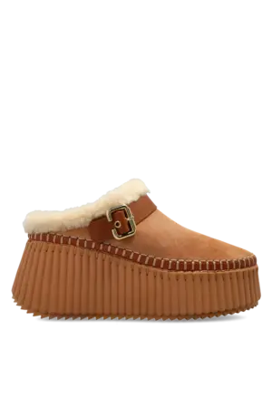 Chloé Nama’ Suede Platform Shoes