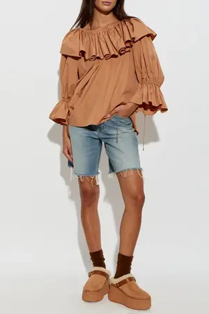 Chloé Nama’ Suede Platform Shoes