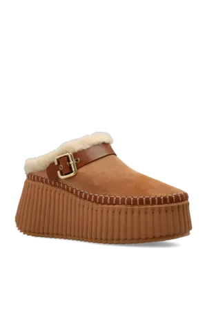 Chloé Nama’ Suede Platform Shoes