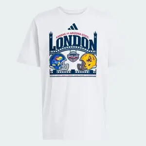 Adidas Kansas Vs Arizona State Fresh Ss Tee White - White / Ncaa-ncaa