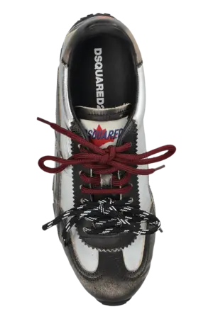 Dsquared2 Dc-642" Metallic Low Top Sneakers