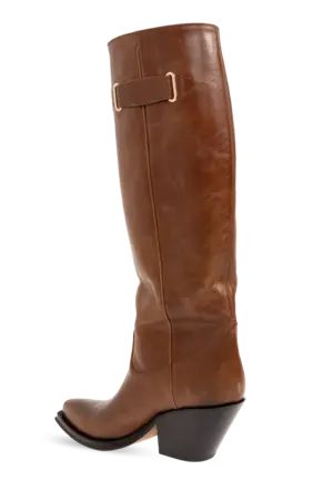 Chloé Azelan’ Leather Cowboy Boots