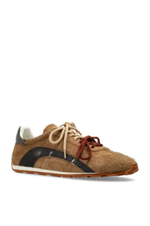 Dsquared2 Dc-642" Suede Low-top Sneakers - Brown