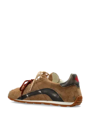 Dsquared2 Dc-642" Suede Low-top Sneakers - Brown