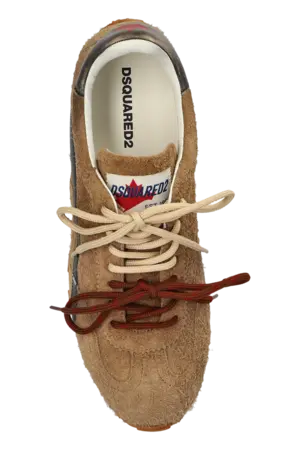 Dsquared2 Dc-642" Suede Low-top Sneakers - Brown