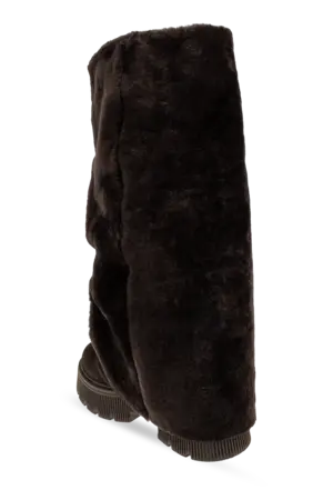 Bogner Turin Suede And Faux Fur Knee-high Boots