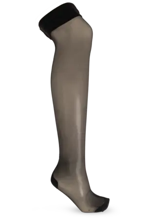 Dolce & Gabbana Stockings With Logo - Black