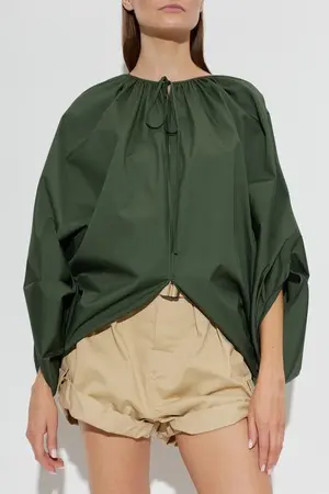 Kenzo Cotton Top With Embroidered Logo