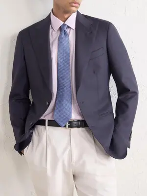 Zegna 8cm Silk Jacquard Tie
