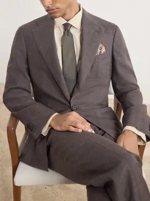 Zegna 8 Cm Silk-jacquard Neck Tie