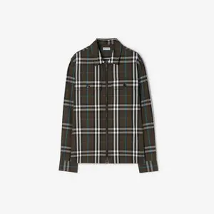 Burberry Check Cotton Overshirt