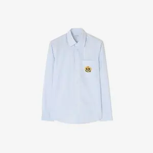 Burberry Classic Fit Pinstriped Cotton Oxford Shirt