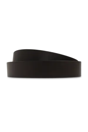 Fendi Leather Belt With Geometric Buckle