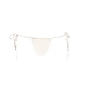 MOOREA SWIM Low Brief With Laces - White