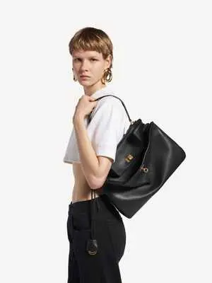 Balenciaga Rodeo Medium Tote In Smooth Calfskin Leather