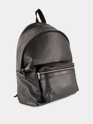 Saint Laurent City Backpack With Removable Tassels In Calfskin