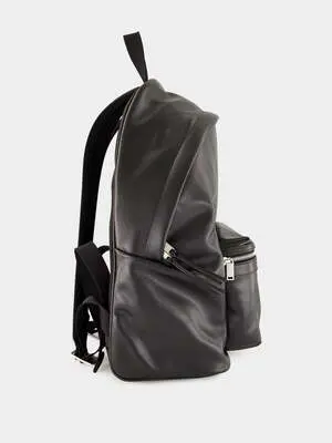 Saint Laurent City Backpack With Removable Tassels In Calfskin