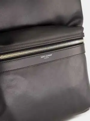 Saint Laurent City Backpack With Removable Tassels In Calfskin