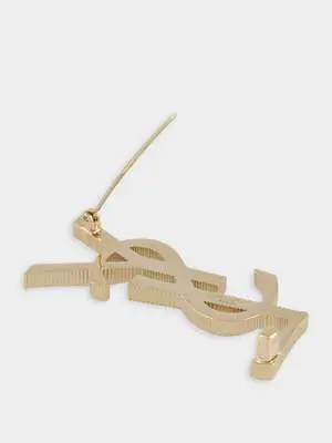Saint Laurent Cassandre Metal Brooch