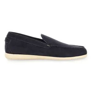 Paul & Shark Portofino Suede Loafers - Dama Blue