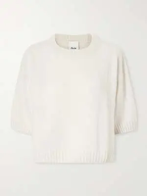 ALLUDE Cashmere And Silk-blend Sweater