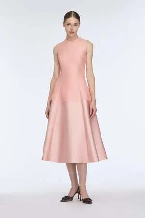 EMILIA WICKSTEAD Mara Dress In Embossed Cloque