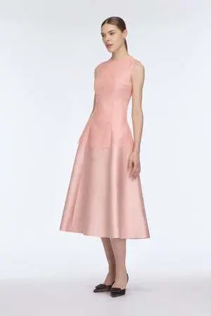 EMILIA WICKSTEAD Mara Dress In Embossed Cloque